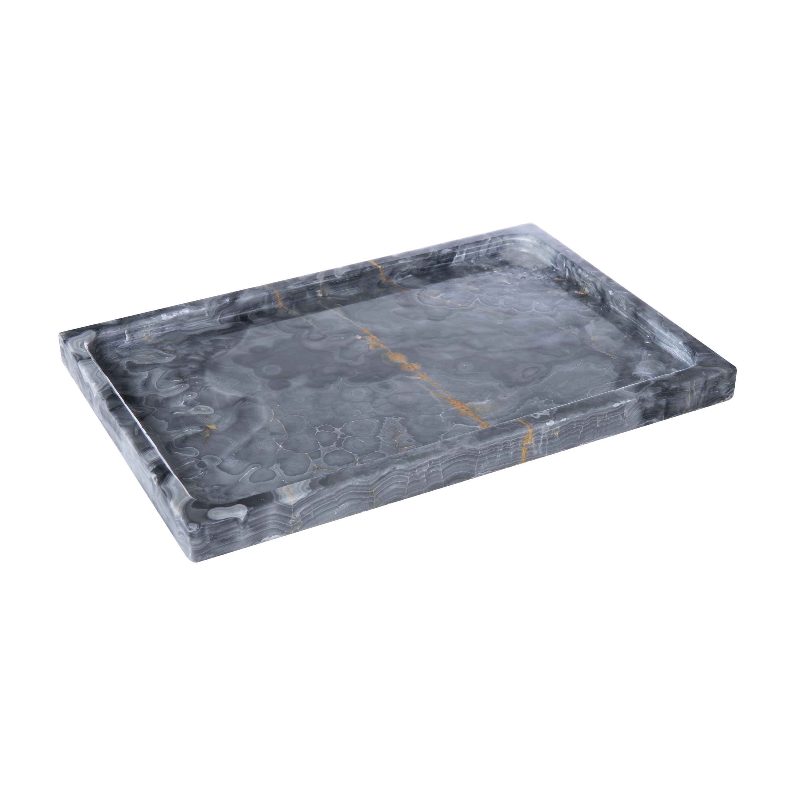 Amazon.com: Marble Bathroom Tray- 100% Natural Marble Tray - Stylish ...