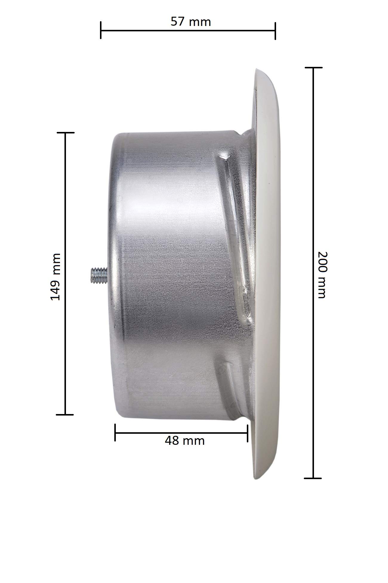 Round Ceiling Vent Diffuser 150mm (6"), Disc Valve, Extract Grille ...