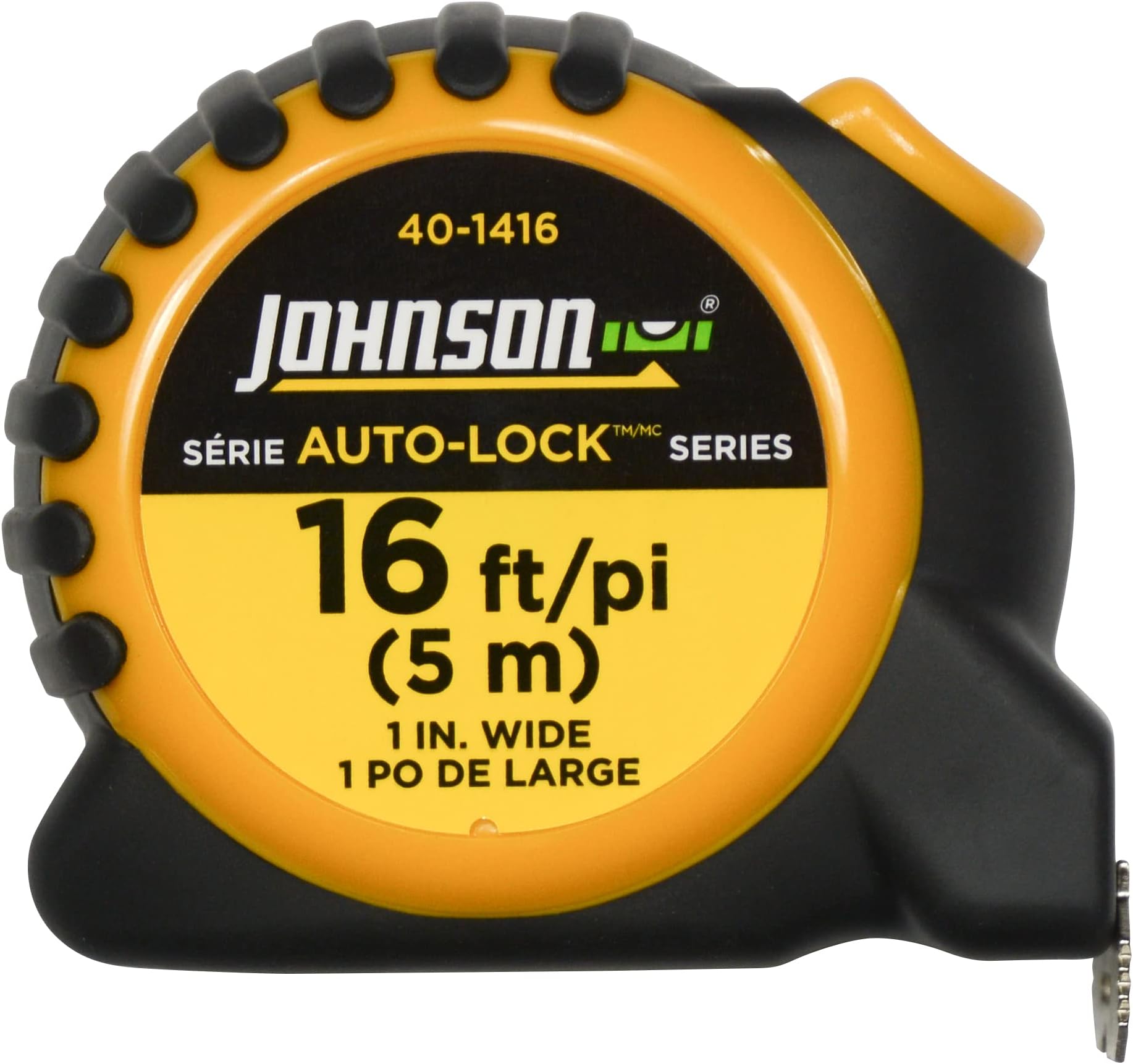 Johnson Level & Tool 40-1416 16' x 1" Auto-Lock™ Inch/Metric Power Tape ...
