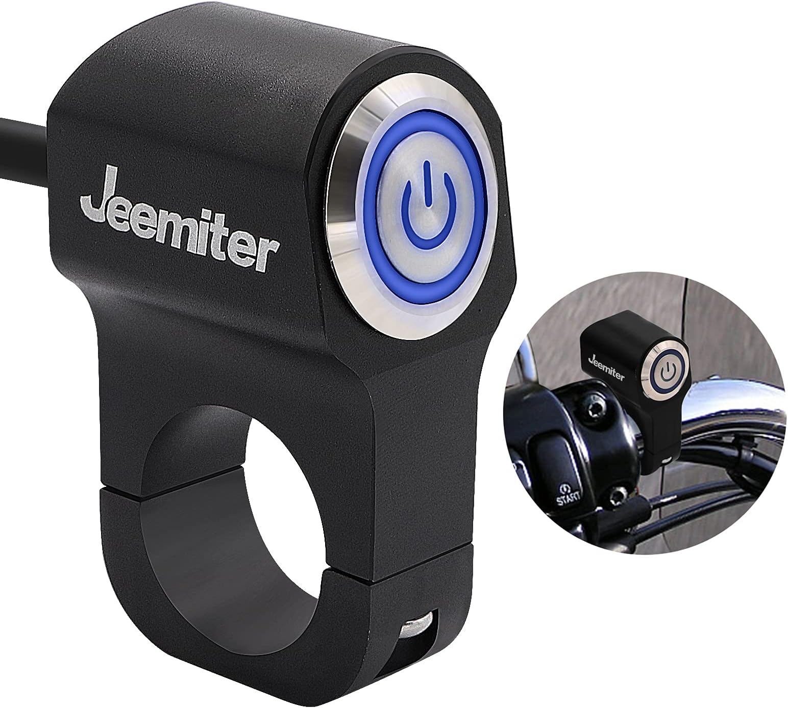 Amazon.com: Motorcycle Handlebar Switch, 12V 10A CNC Aluminium Alloy ...