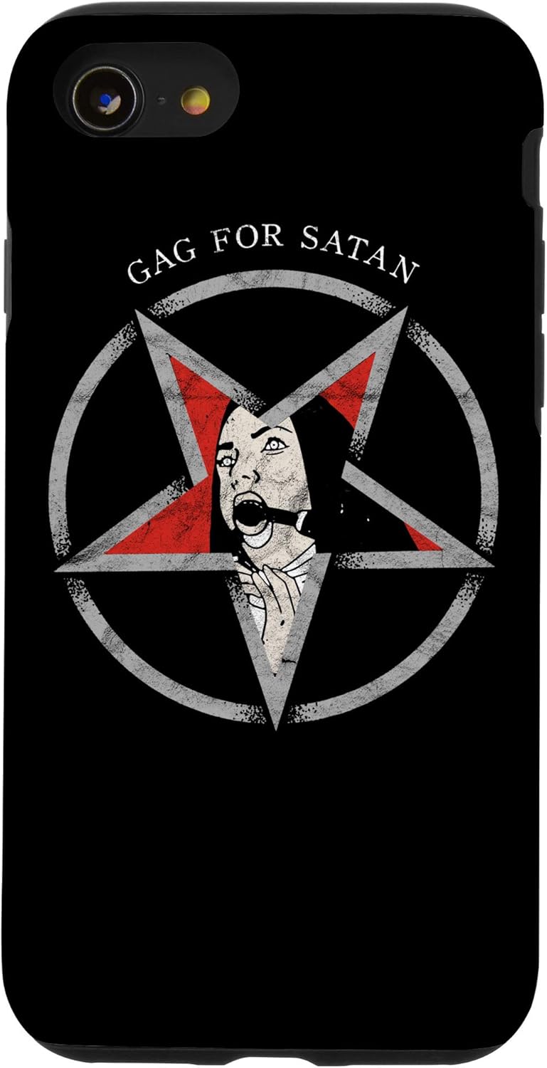 Amazon.com: iPhone SE (2020) / 7 / 8 Gag For Satan Occult Gothic Grunge ...