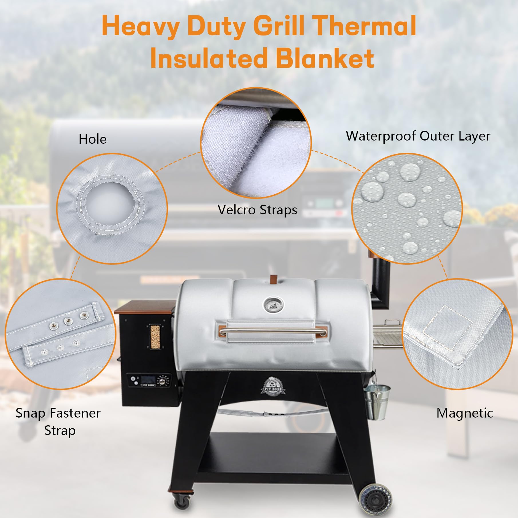 Heat Blanket Pit Boss Thermal Blanket Insulation Blanket For Pit Boss ...