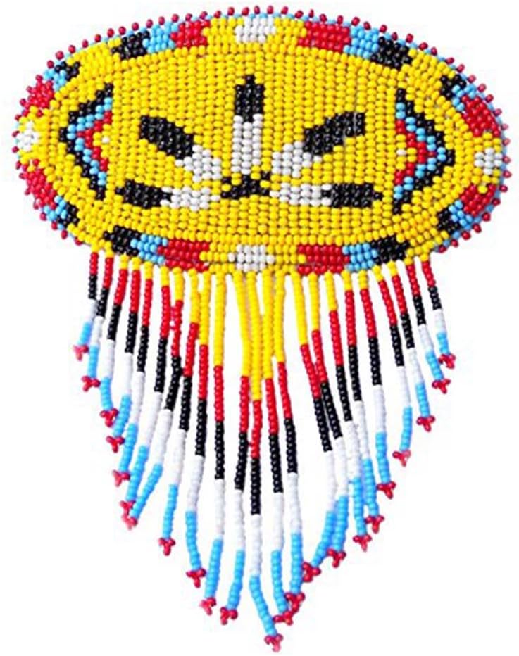 Amazon.com : Beaded Hair Clips Native American Style Handmade ...