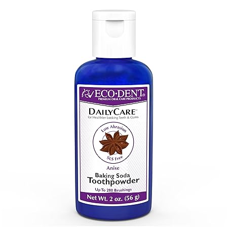 Amazon.com: Eco-Dent DailyCare Baking Soda Toothpowder, Anise – SLS ...