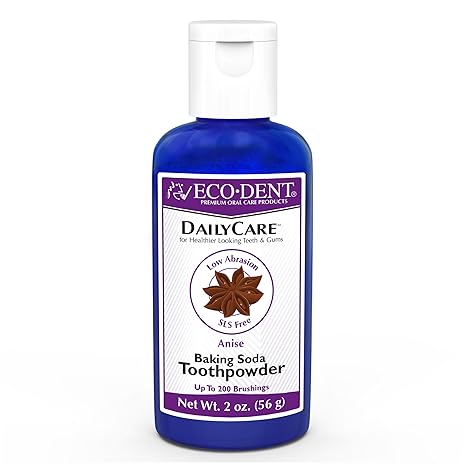 Amazon.com: Eco-Dent DailyCare Baking Soda Toothpowder, Anise – SLS ...