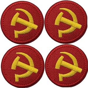 Amazon.co.jp: Russian Soviet Communism Patch Embroidered Patch Badge ...