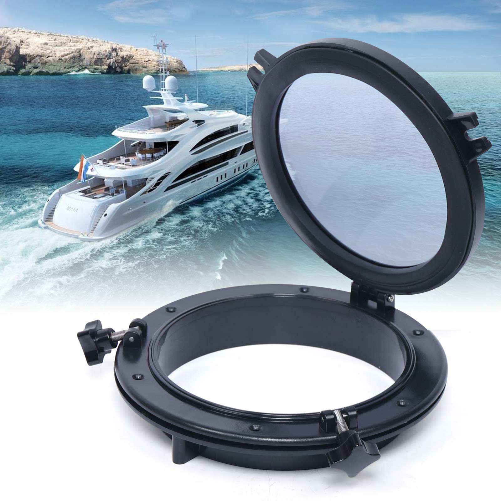 Marine Porthole Windows ABS Round Boat Porthole Fishing Boats Port