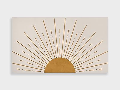 Amazon.com: Mingnei Boho Black Sun Sunrise Sunshine Shaped Quick-Dry ...