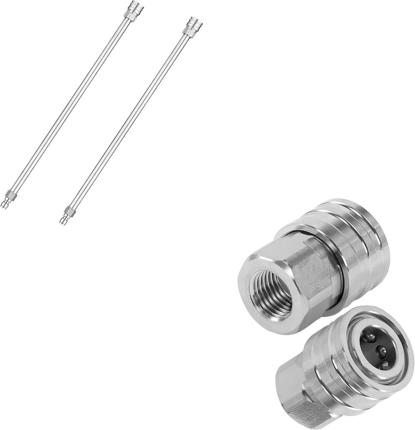Amazon.com: JOEJET Stainless Steel Pressure Washer Extension Wand 17 ...