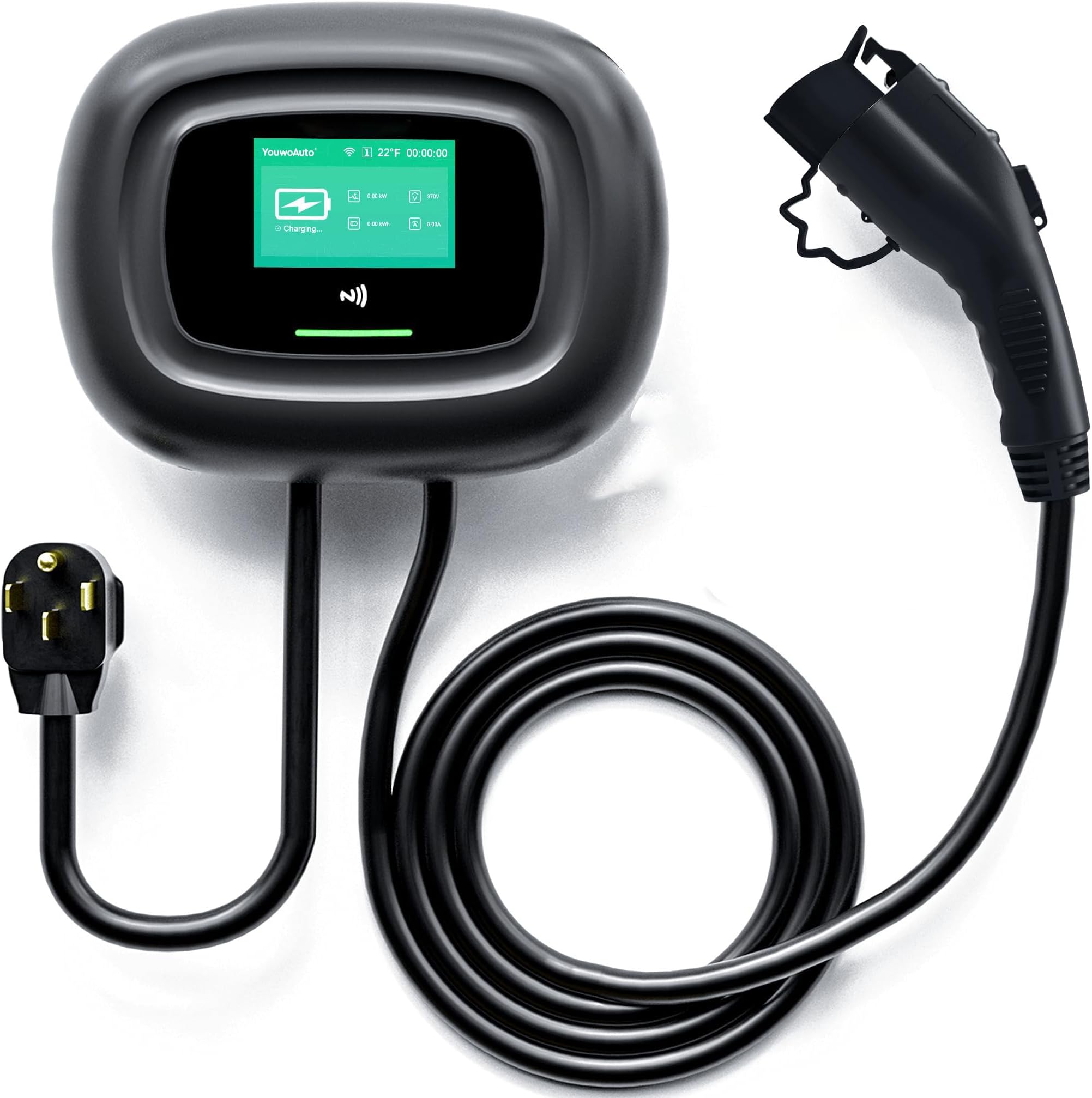 Amazon.com: KHONS Level 2 EV Charger Up to 40 Amp 240V 10kW Home Car ...