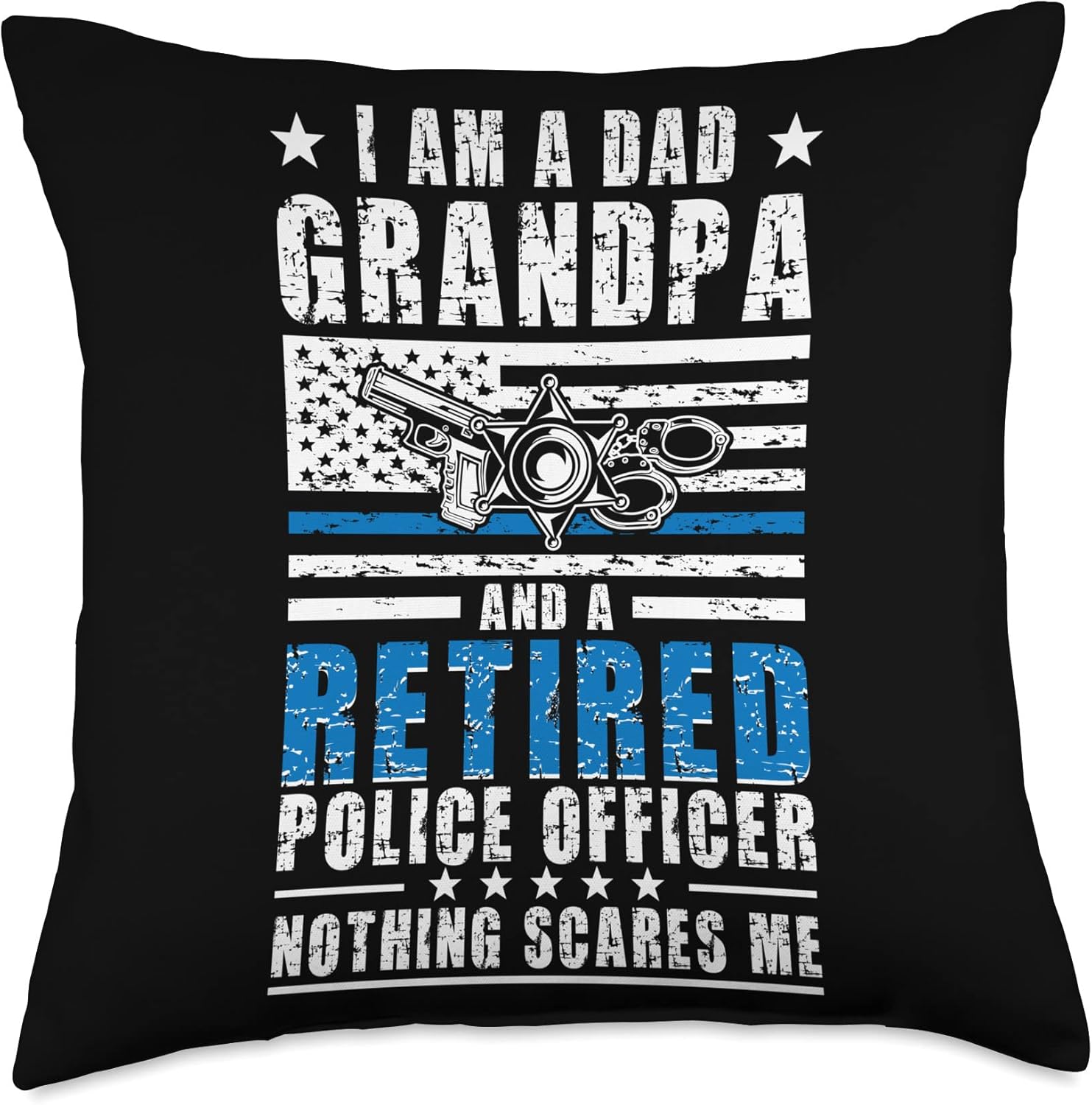 Amazon.com: Retirement Police Officer Dad I'm A Dad Grandpa Police ...