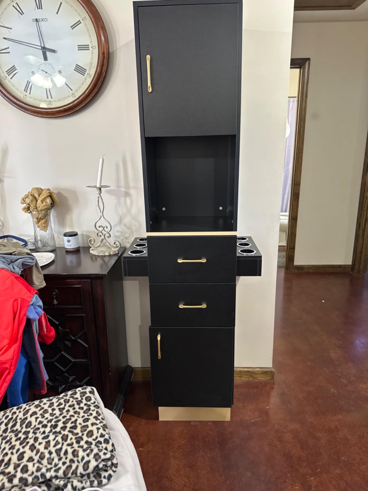 Amazon.com: Salon Storage Station, Barber Stations Beauty Salon Spa ...