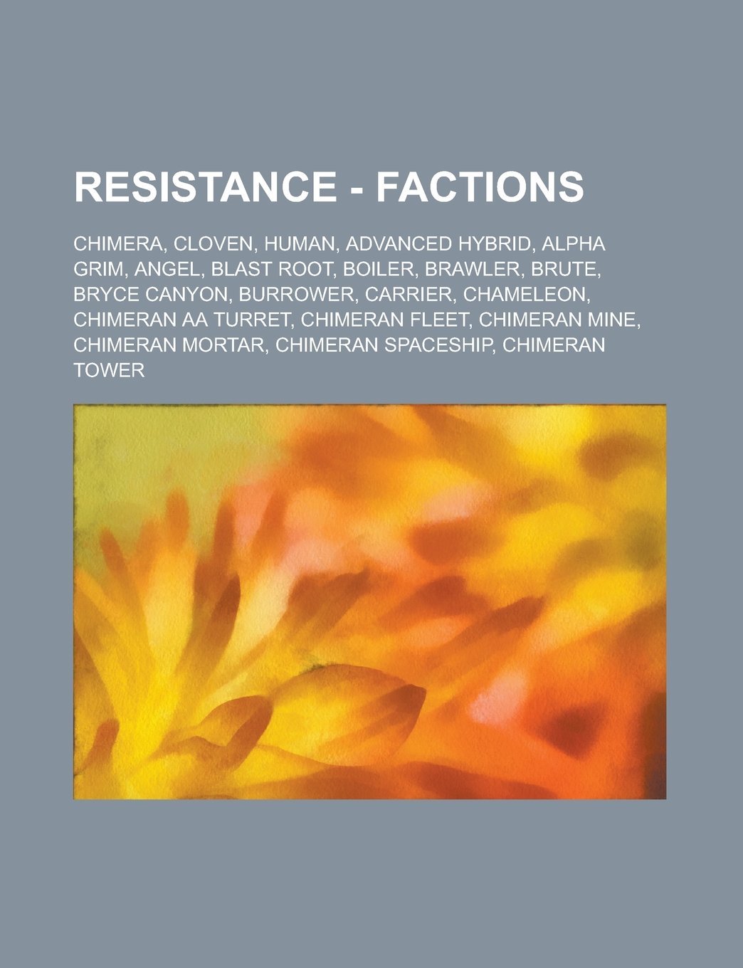 Amazon.co.jp: Resistance - Factions: Chimera, Cloven, Human, Advanced ...