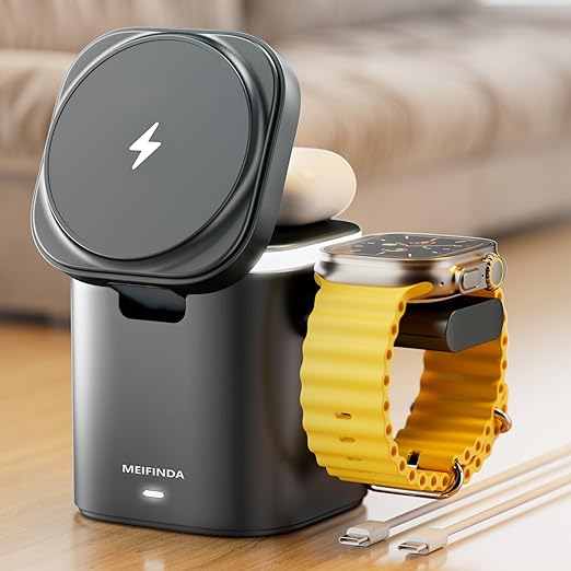 Amazon.com: MEIFINDA 3 in 1 for iPhone 16 Pro Max Charger Station ...