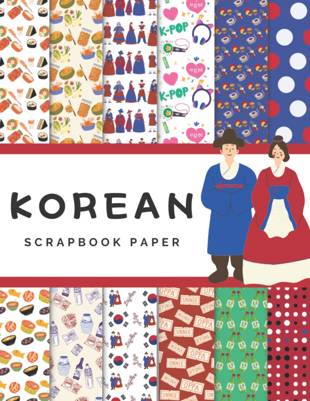 Korean Scrapbook Paper: Ideal DIY, Craft Projects, Card Making ...