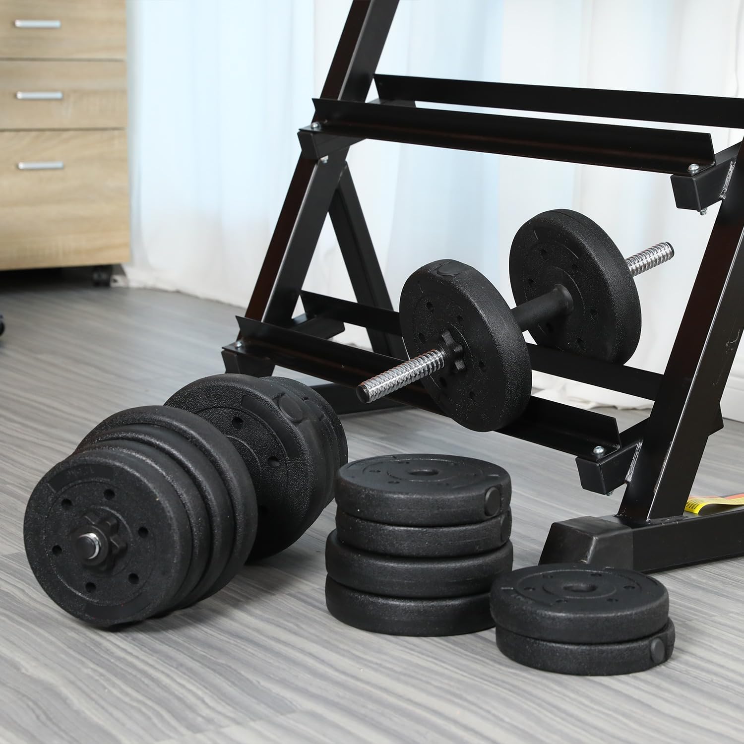 Amazon.com : Adjustable Dumbbell Set of 2, 5.6-66 Lbs Adjustable ...