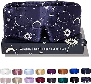 Amazon.com: DROWSY Silk Sleep Mask - Face-Hugging, Padded Cocoon for ...