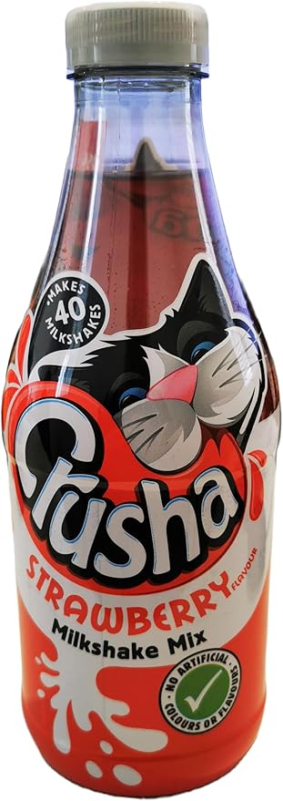 Crusha Milk Shake Syrup 1ltr (Strawberry, 1) : Amazon.co.uk: Grocery