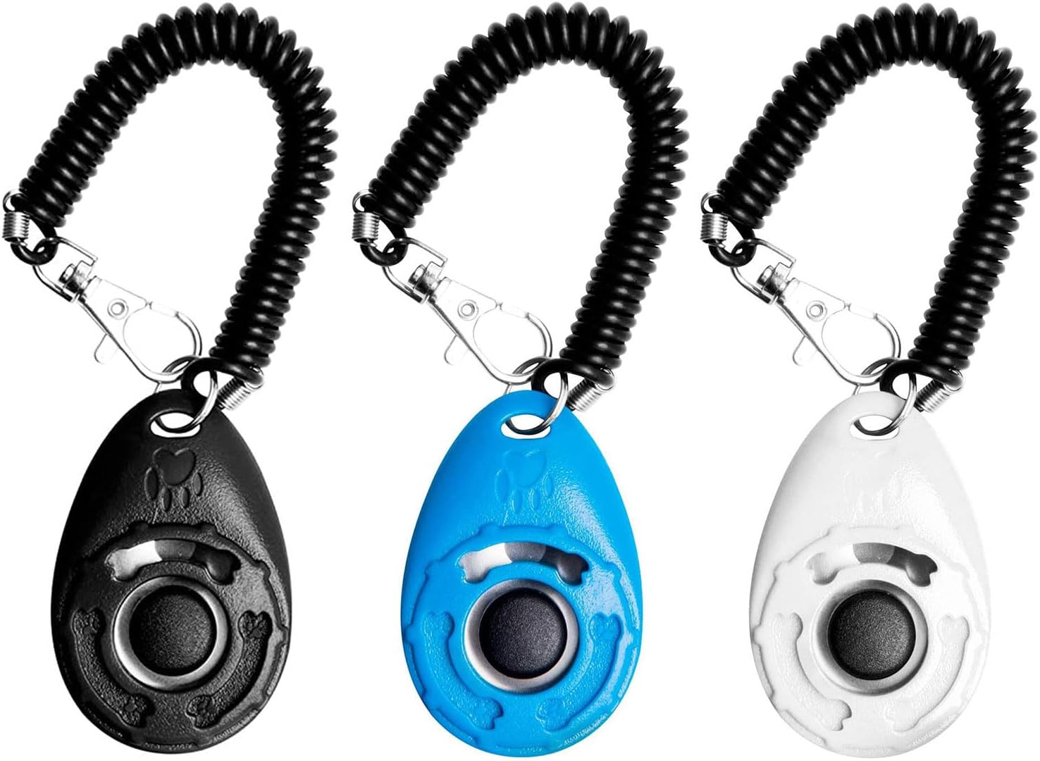 Amazon.com : HoAoOo Pet Training Clicker with Wrist Strap - Dog ...