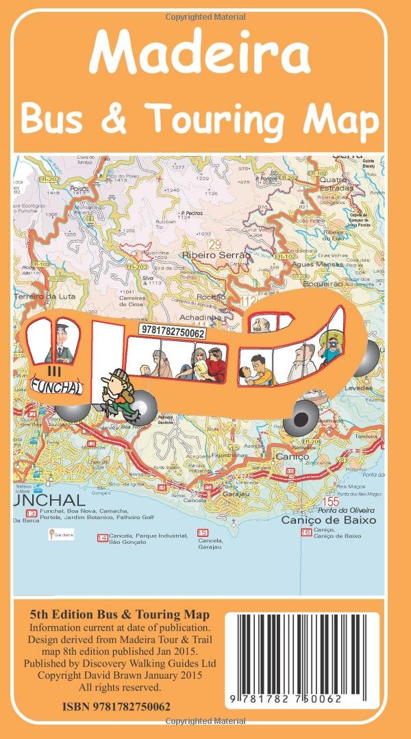 Madeira Bus & Touring Map: Amazon.co.uk: David Brawn, Ros Brawn ...