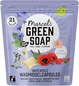 Marcel's Green Soap Detergent Capsules Wild Flowers - Detergent Pods ...