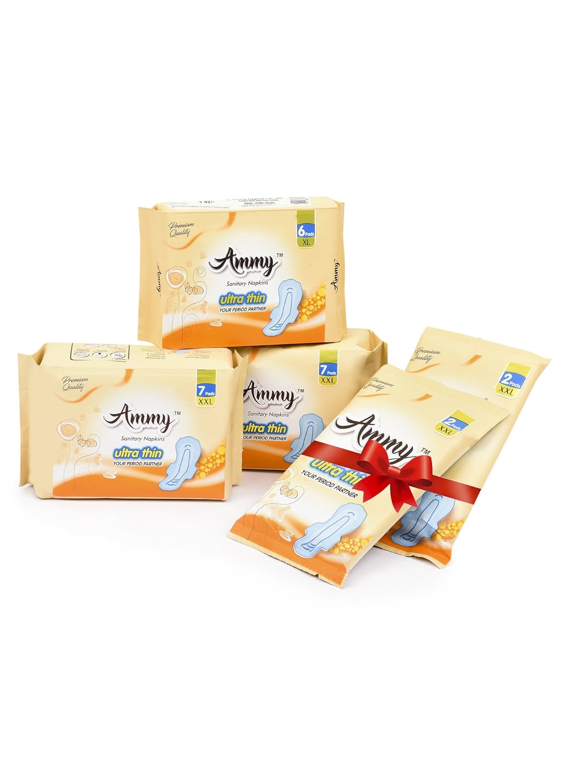 Buy Ammy Set Of 3 Ultra Thin XL and XXL, Rashes Free Sanitary Pads will ...