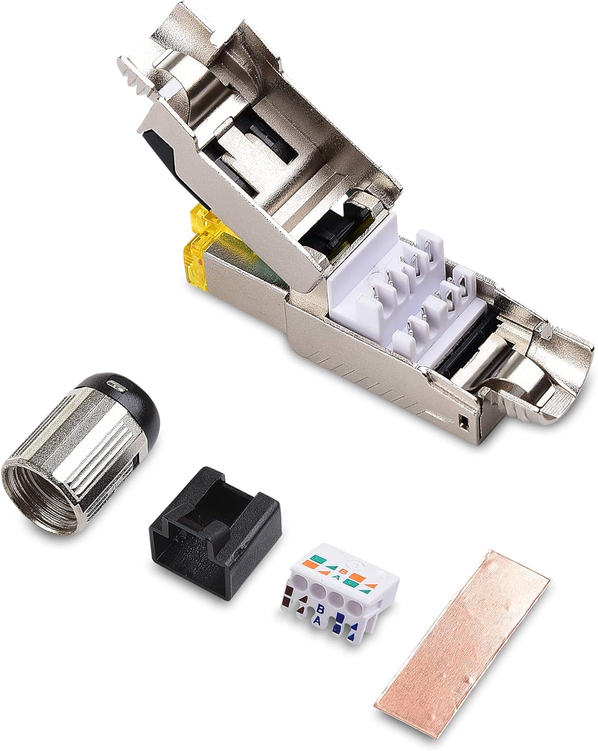 Best Cyber Monday 🔥 Cable Matters 6-Pack Tool Free Shielded RJ45 Cat 8 ...