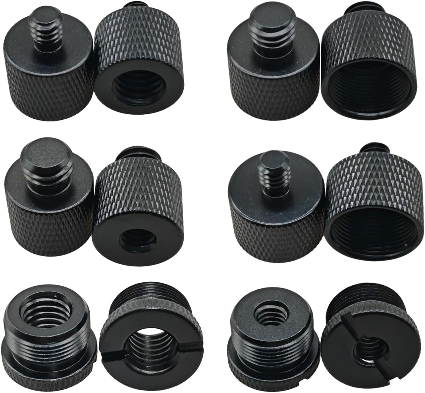 Amazon.com: 12 Pcs Mic Stand Adapter for Microphone,5/8 Female to 3/8 ...