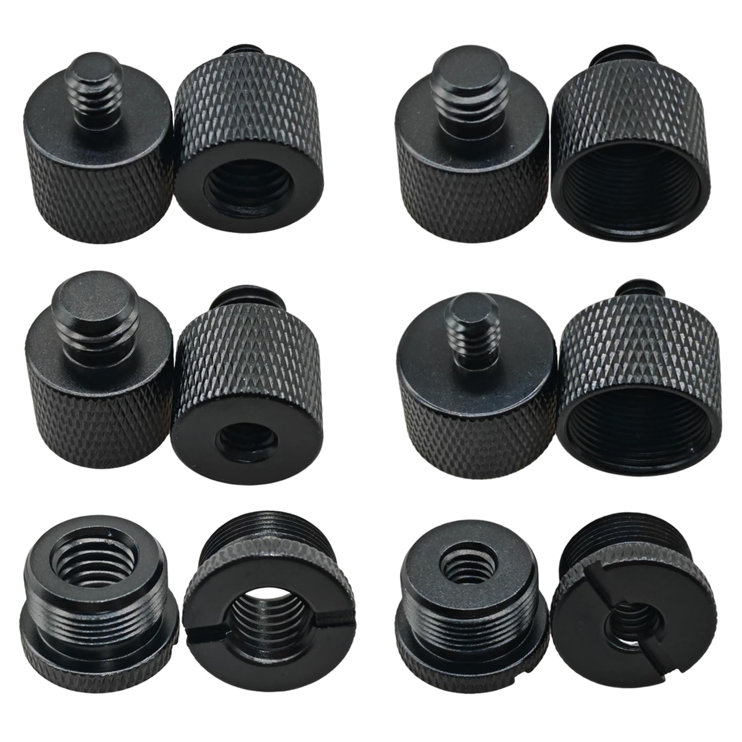 Amazon.com: 12 Pcs Mic Stand Adapter for Microphone,5/8 Female to 3/8 ...