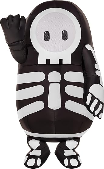 Amazon.com: Spirit Halloween Fall Guys Adult Skelly Inflatable Costume ...