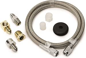 Amazon.com: Auto Meter 3234 Braided Stainless Steel Hose : Automotive