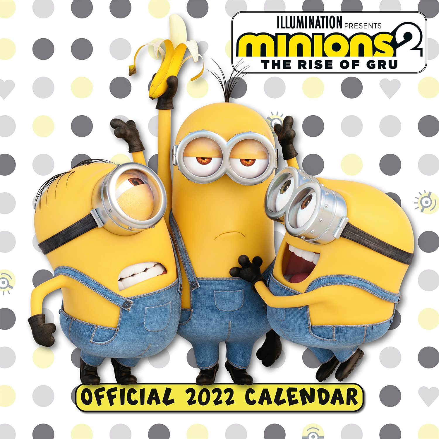 Official Minions 2 2022 Calendar - Month To View Square Wall Calendar ...