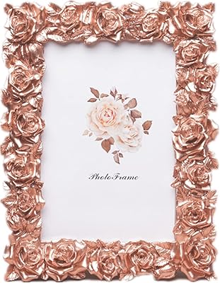 Amazon.com - YONGYAN 5x7 Inch Rose Flower Picture Frame Creative ...