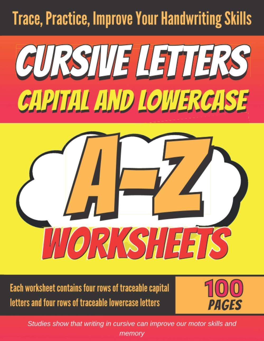 Buy Cursive Letters: Capital and Lowercase A-Z: Trace the alphabet ...