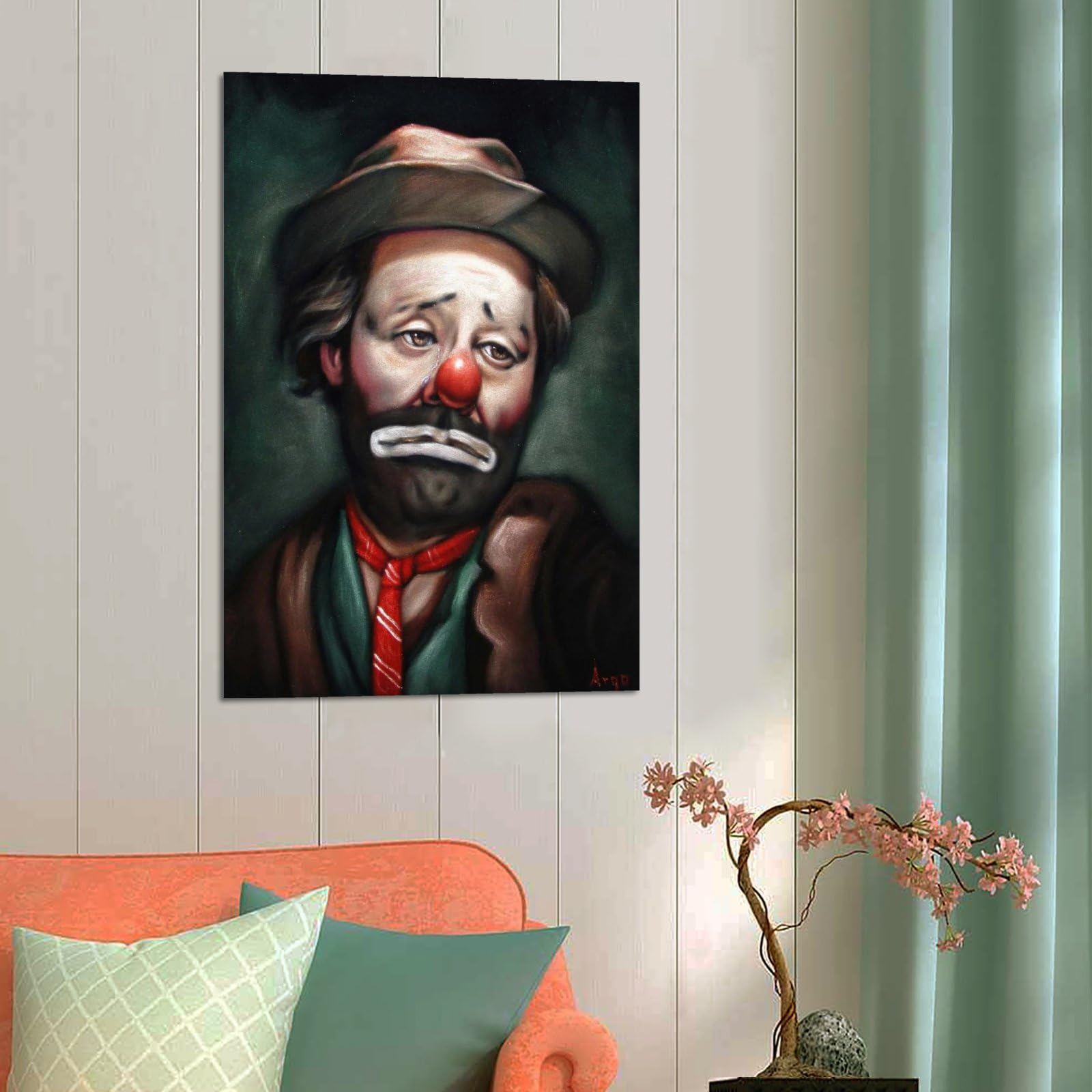 Hobo Clown Faces Millers Emporium 8 Hobo Clown Shelf Sitter With Pink