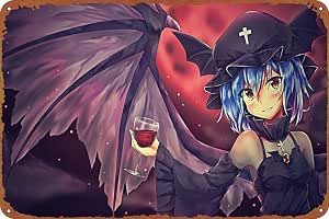 Amazon.com : Touhou Project Poster 8 x 12 Inches - Vintage Metal Tin ...