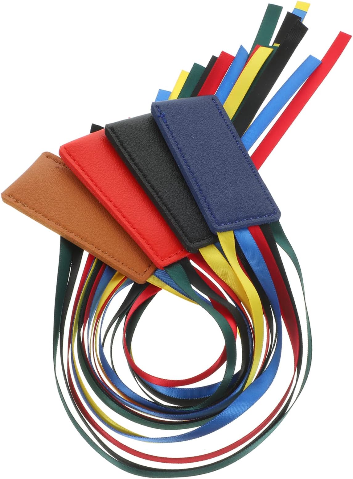 Amazon.com: Ciieeo 4pcs Leather Ribbon Bookmark Ribbon Markers Bible ...