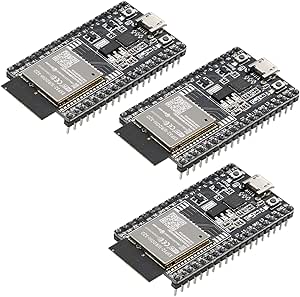 ESP32 DevKitC ESP32 Development Board XTVTX 3 Pcs NodeMCU-32 ESP-WROOM ...