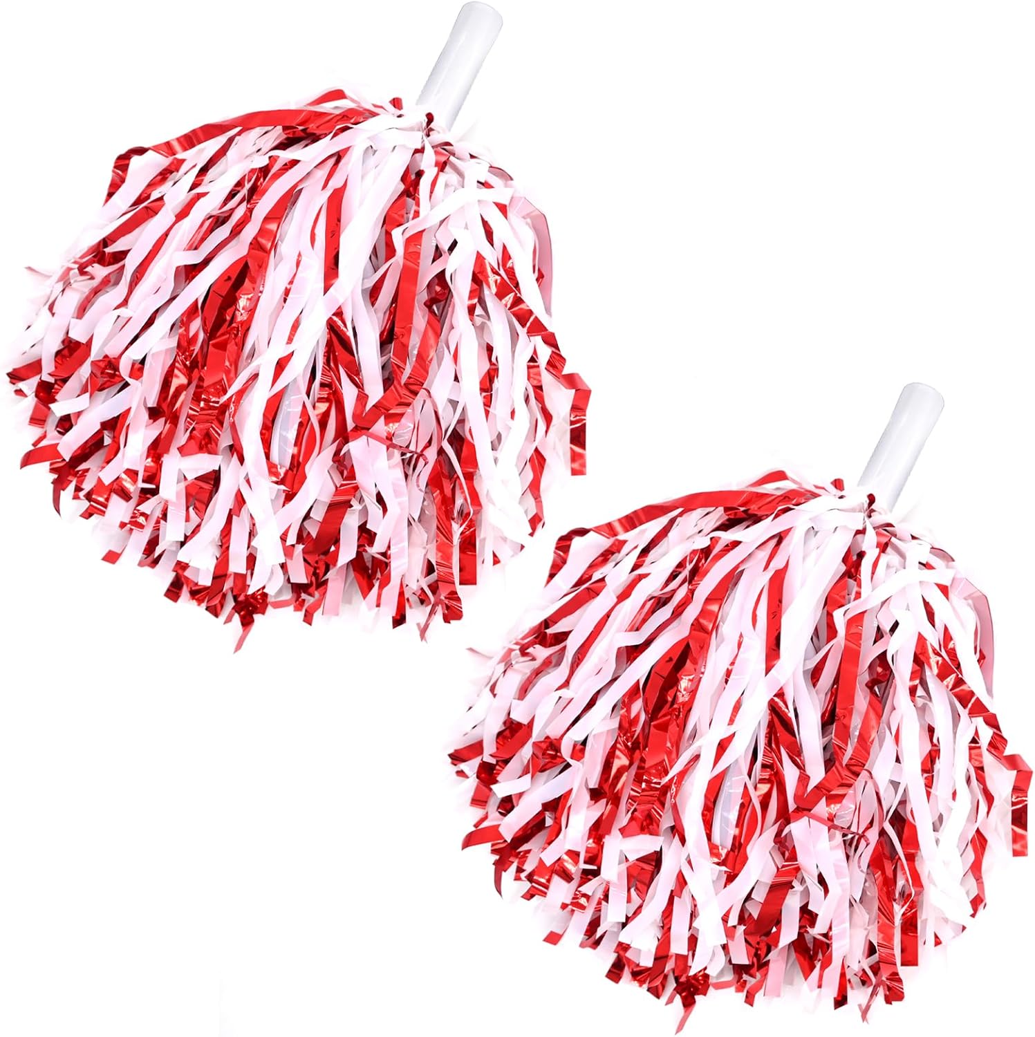 Amazon.com: 2 Pcs Cheerleading Pom Poms with Handle for Girl Team ...