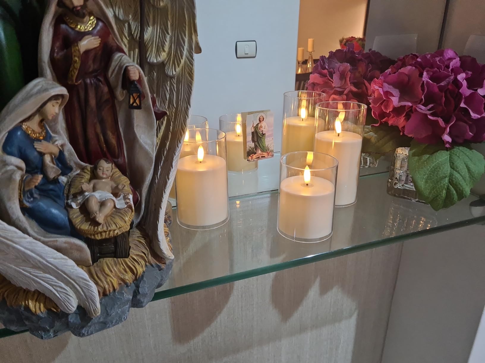 Autbye Veladoras Recargables, Veladora Electrica Sin Llama, Velas Led ...