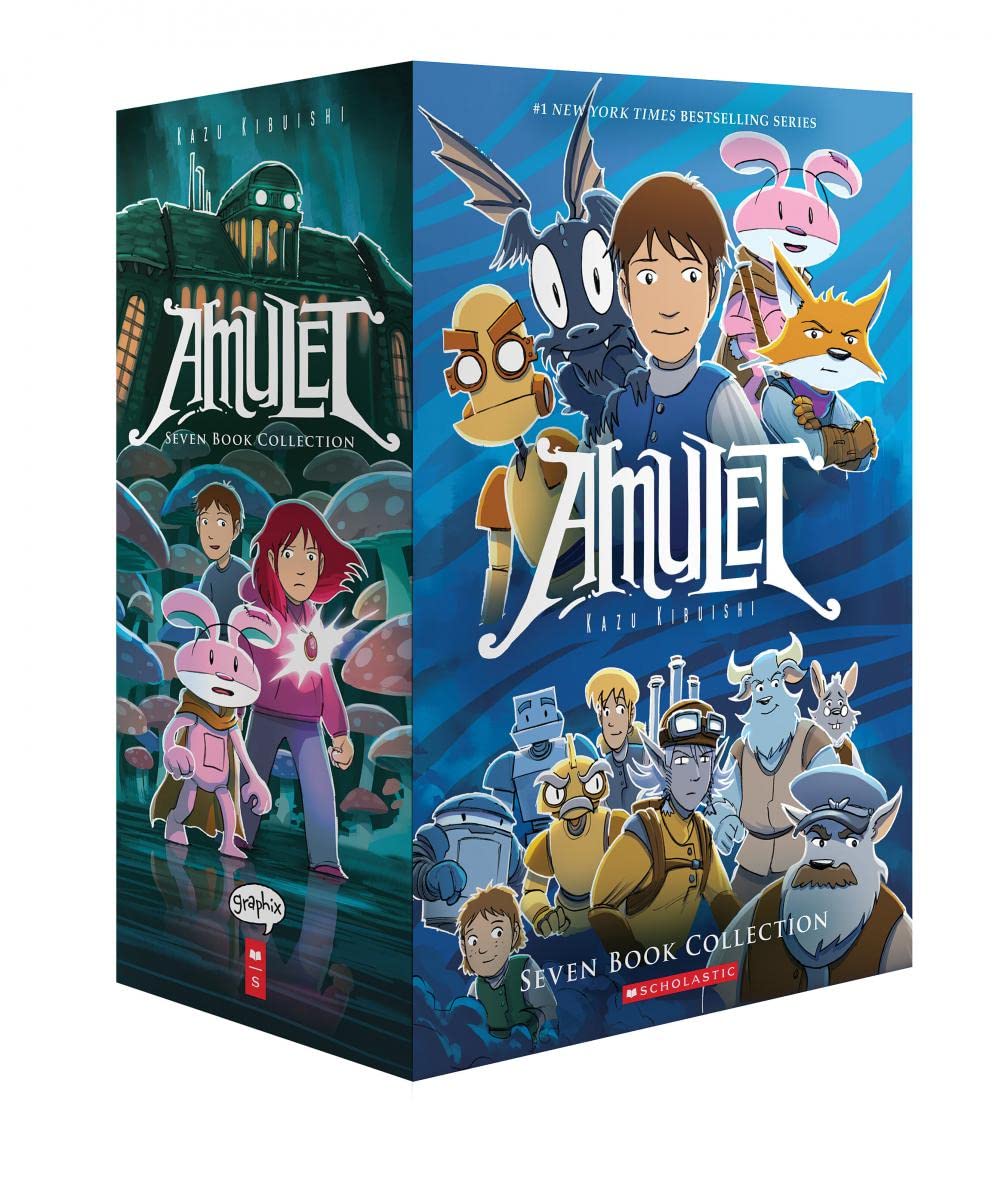 Amulet Box Set: Books #1-7 : Kibuishi, Kazu, Kibuishi, Kazu: Amazon.fr ...