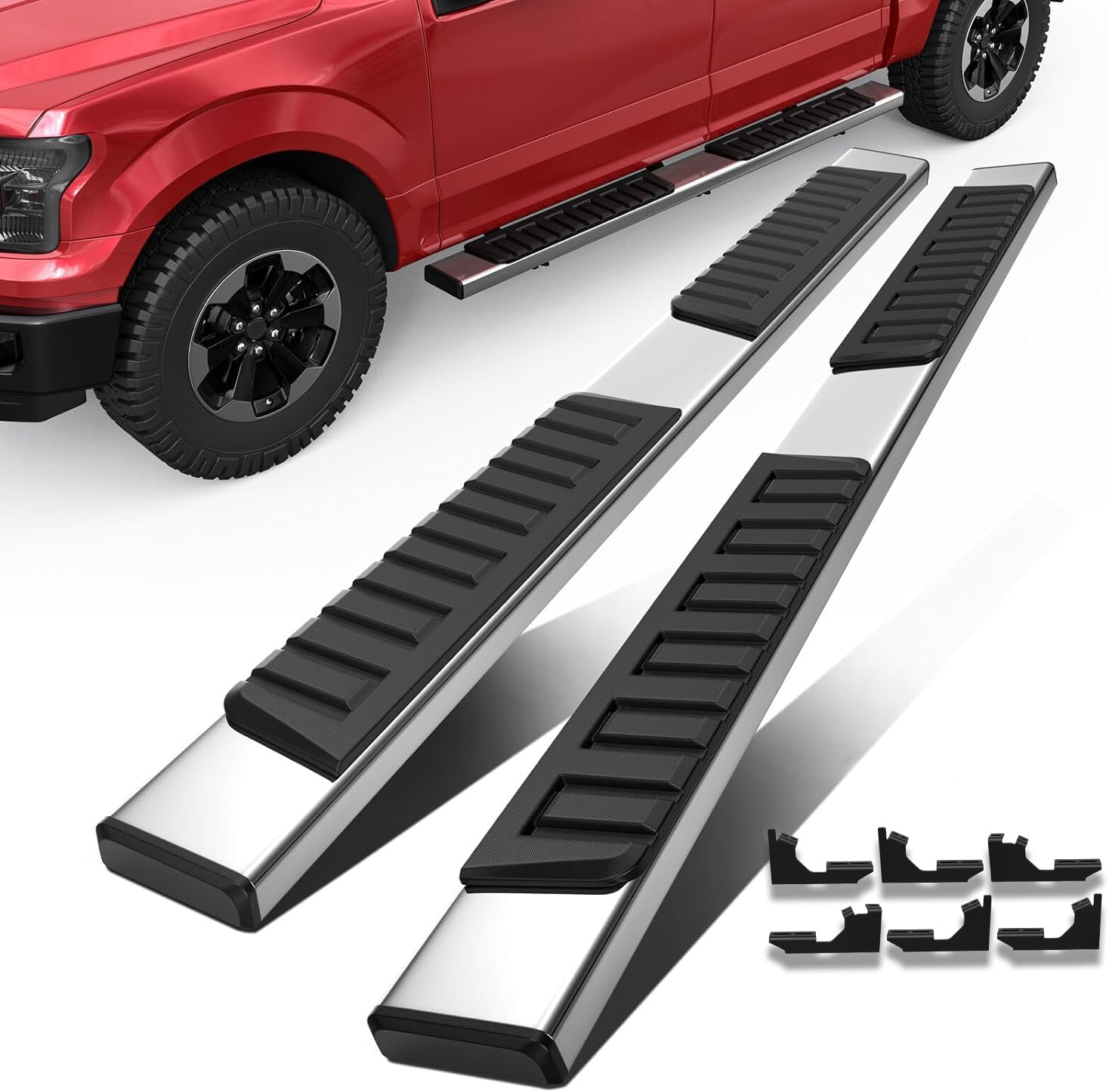 Amazon.com: Rough Country BA2 Running Boards for Toyota Tacoma Double ...