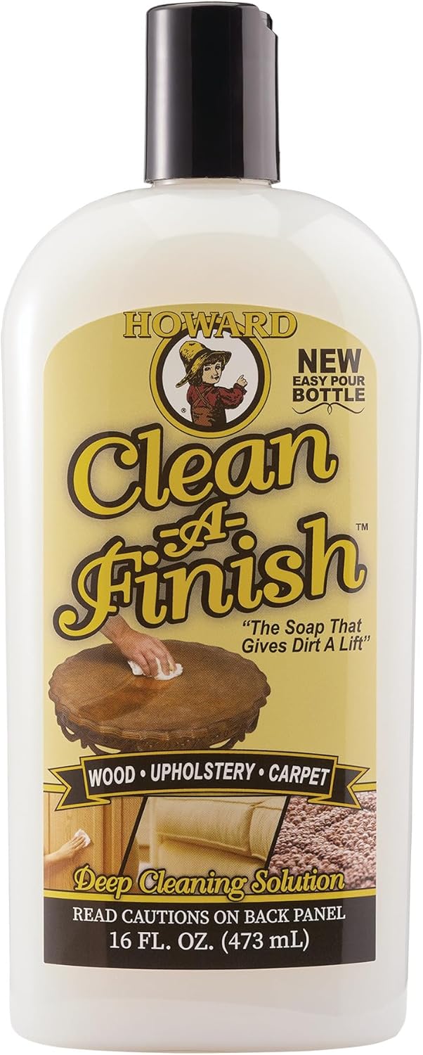 Amazon.com: HOWARD Clean-A-Finish Wood Cleaner and Upholstery Cleaner ...