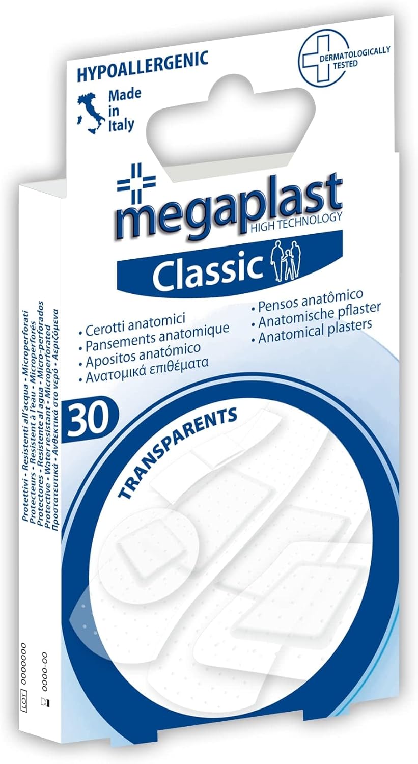 Tirita Modelos Surtidos Transparente, MEGAPLAST, 30uds. : Amazon.es ...