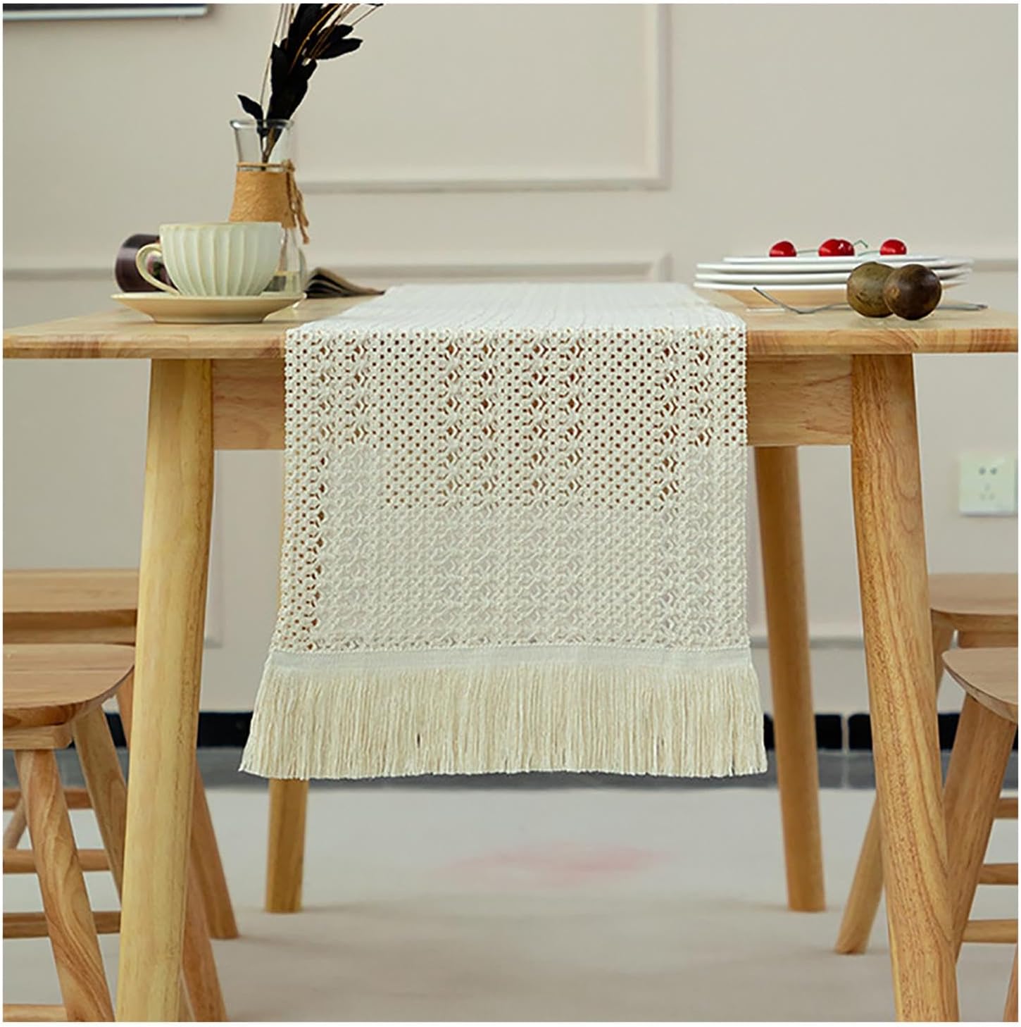 Amazon.com: Boho Table Runner Modern Farmhouse Decor Coffee Table ...