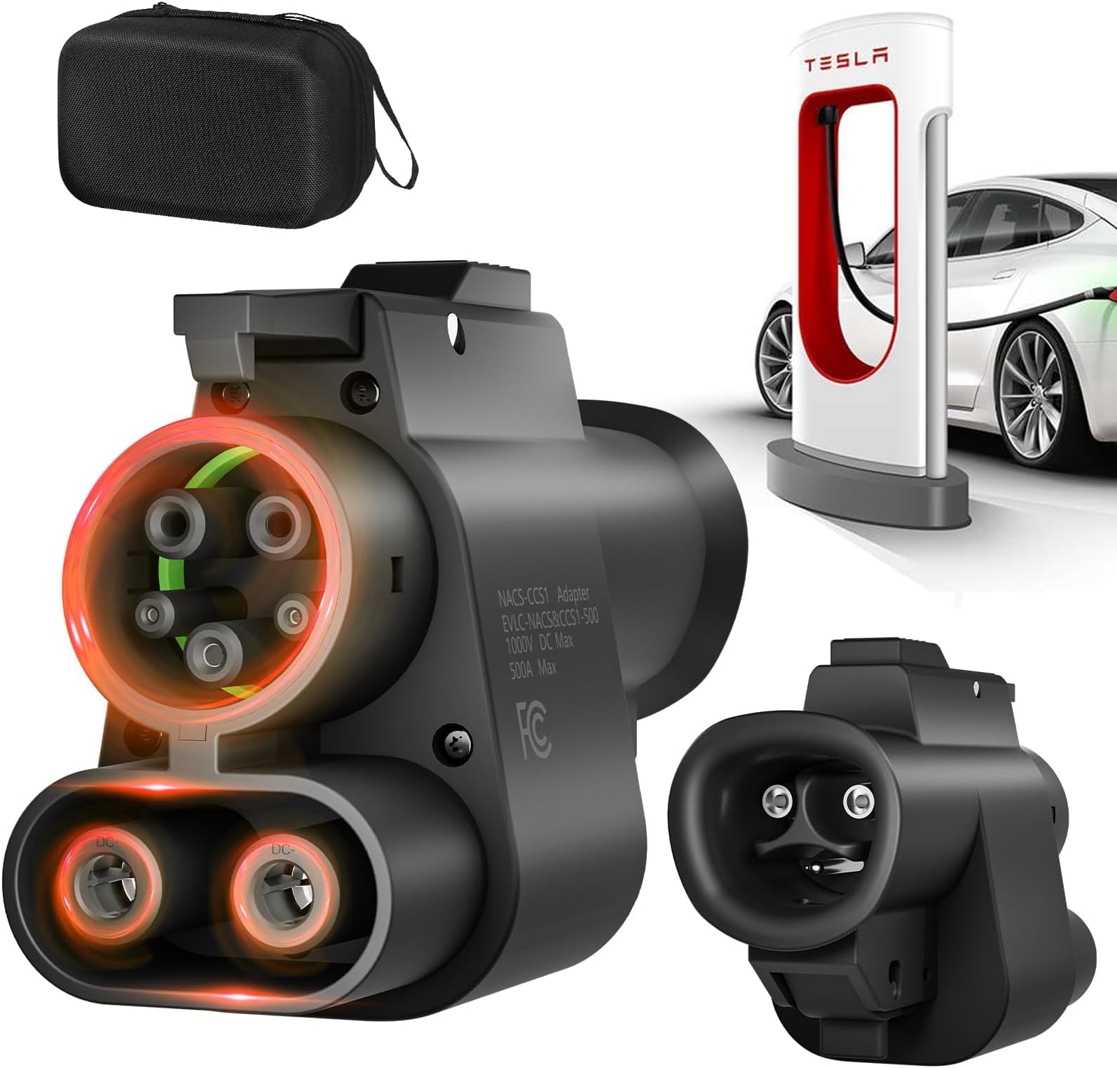 Amazon.com: NACS to CCS1 Adapter, 2025 New Tesla Supercharger Adapter ...