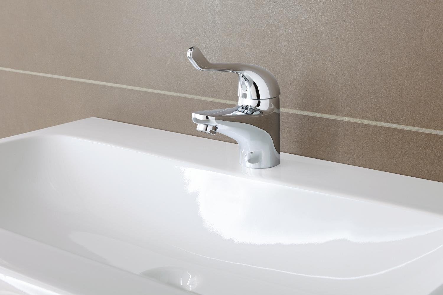 GROHE 32789000 Euroeco Single Sequential Single-Lever Basin Mixer Tap ...