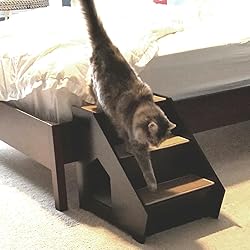 Amazon.com : ARF Pets Cat Step House – Wooden Pet Stairs w/ 3 Nonslip ...