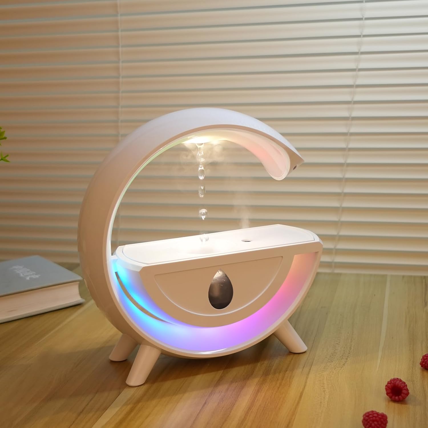 Pourcare Humidifier 350ML Water Tank,Anti-gravity Cool Mist ...