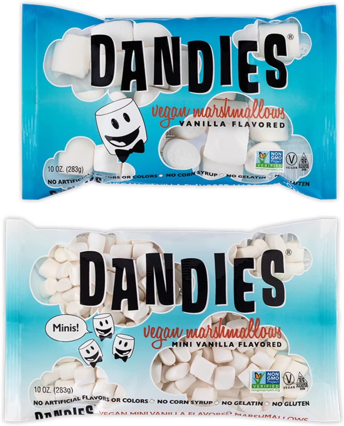 Amazon.com : Dandies Vegan Marshmallows, Vanilla, 10 Ounce : Vitamins ...